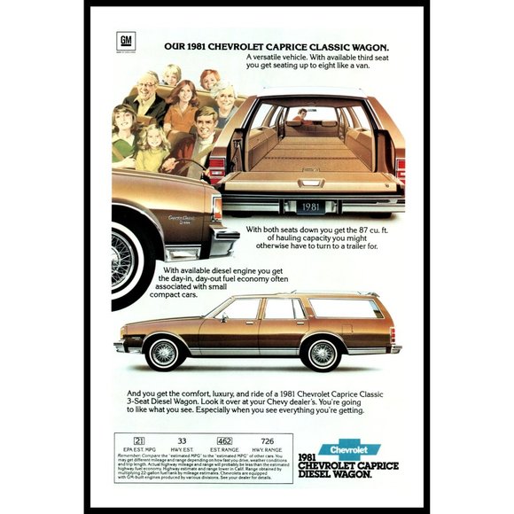 chevrolet | Art | 981 Chevy Caprice Classic Station Wagon Estate ...